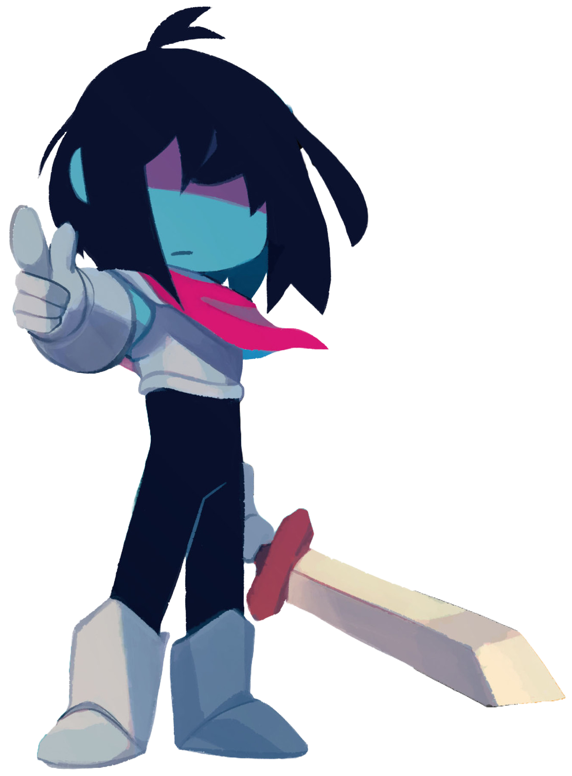 File:Kris artwork Famitsu.png - Deltarune Wiki