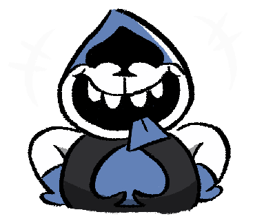 File:Lancer artwork LINE sticker.png - The Deltarune Wiki