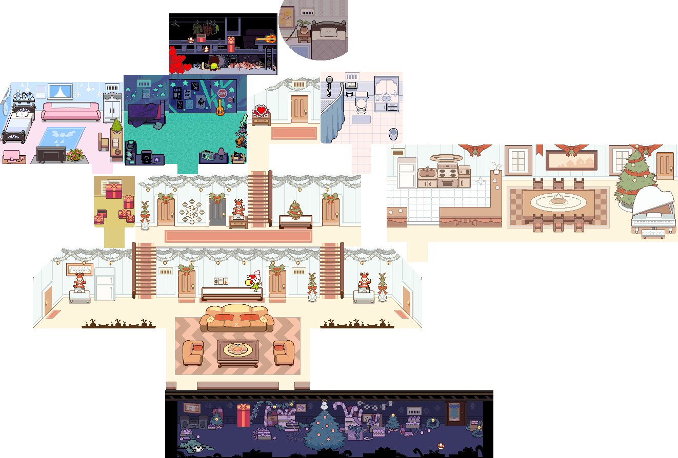 File:Noelle's House map.png - The Deltarune Wiki
