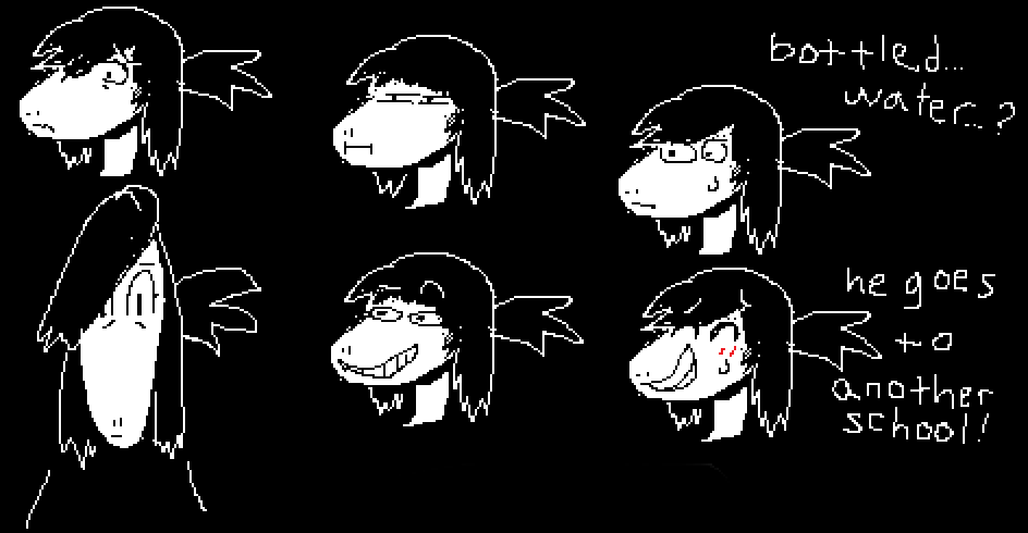 File:Susie artwork expressions.png - The Deltarune Wiki