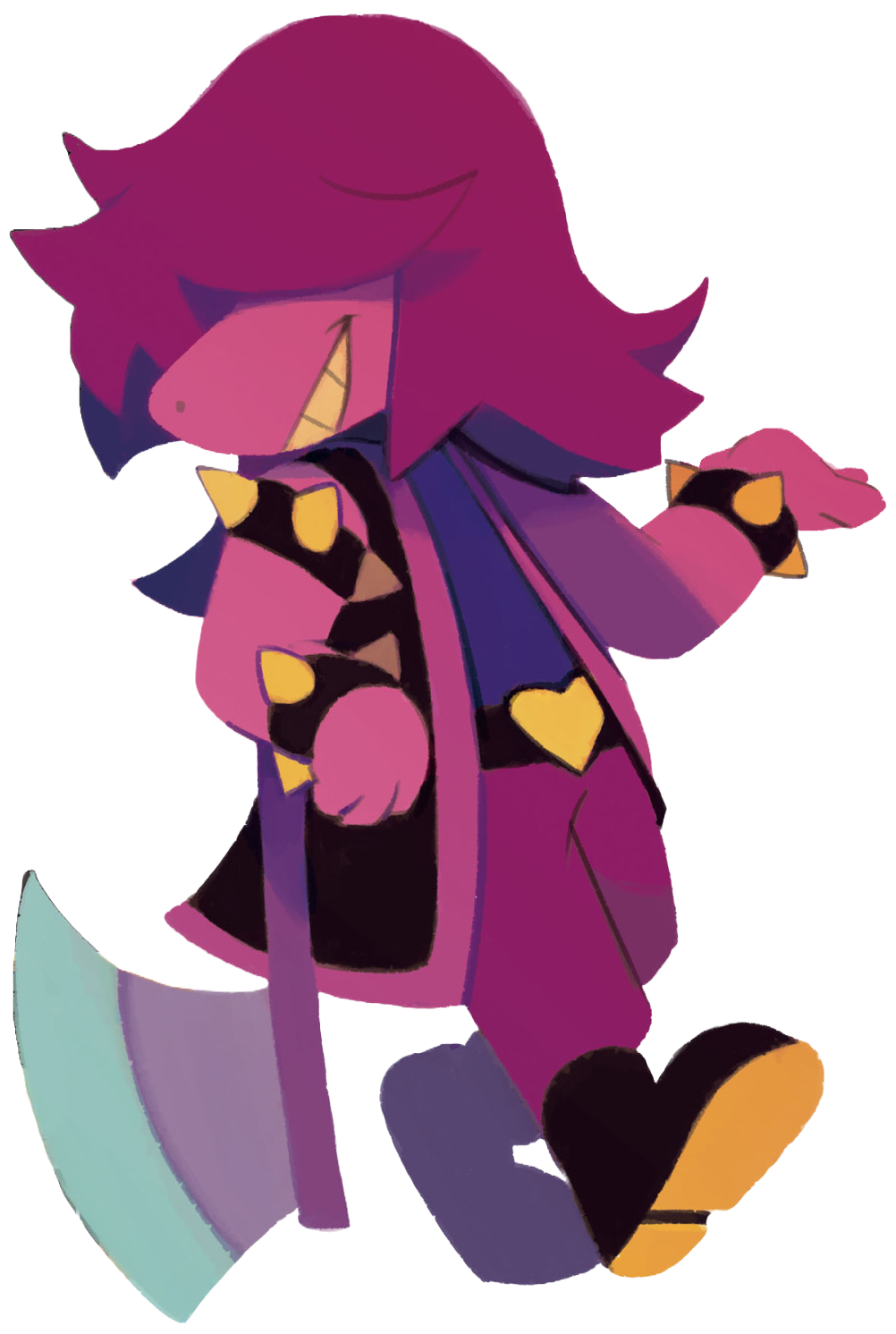 File:Susie artwork Famitsu.png - The Deltarune Wiki