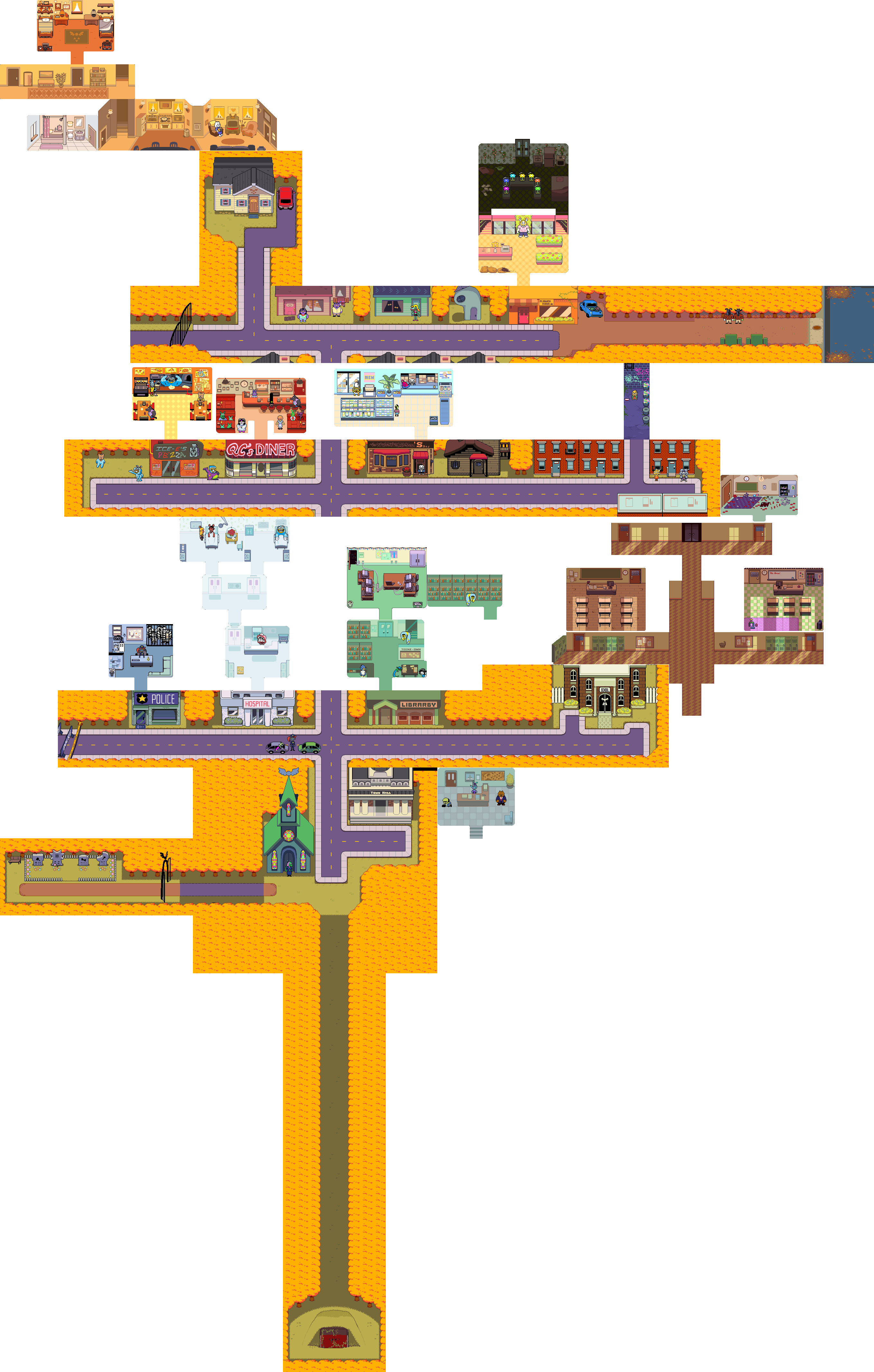 File:Hometown map.png - The Deltarune Wiki
