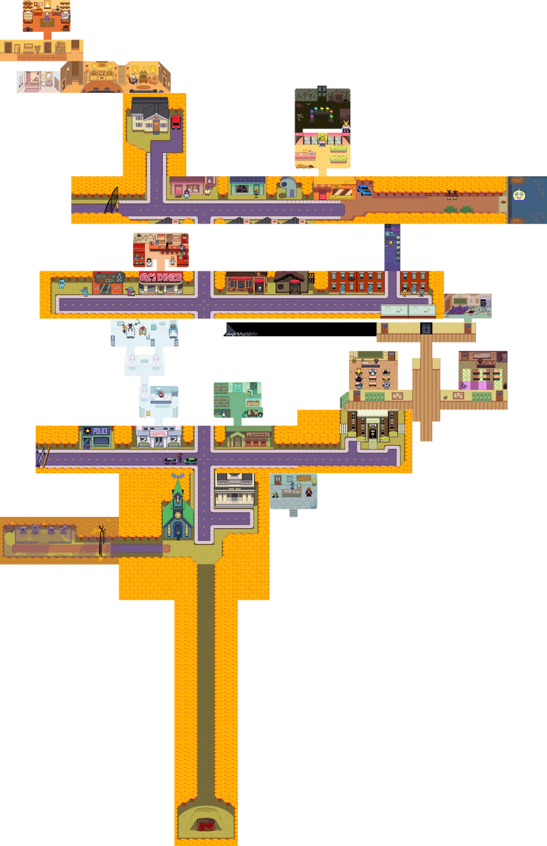 File:Hometown map.png - The Deltarune Wiki