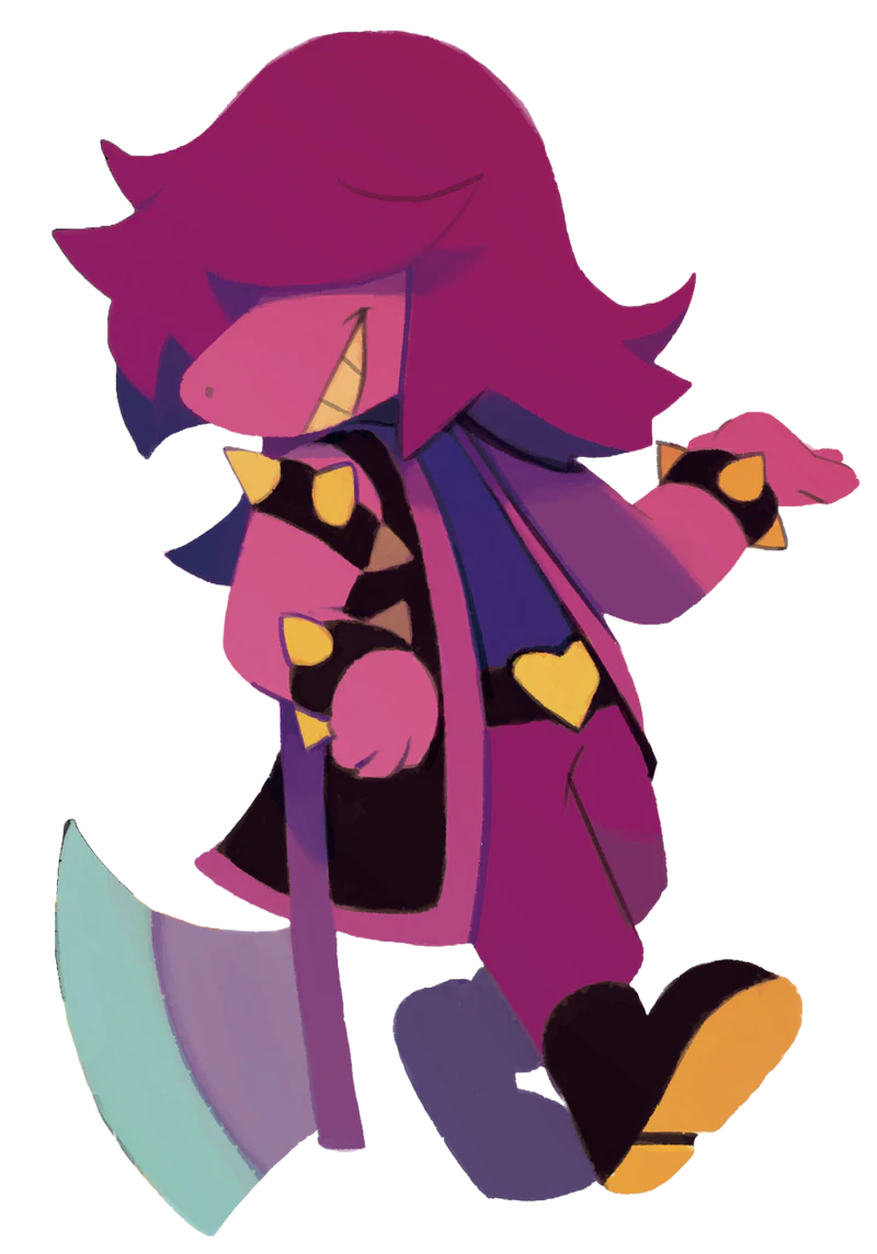 File:Susie artwork Famitsu.png - The Deltarune Wiki